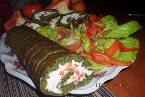 Rulada de spanac cu branza de la 1 an - Clubul Bebelusilor